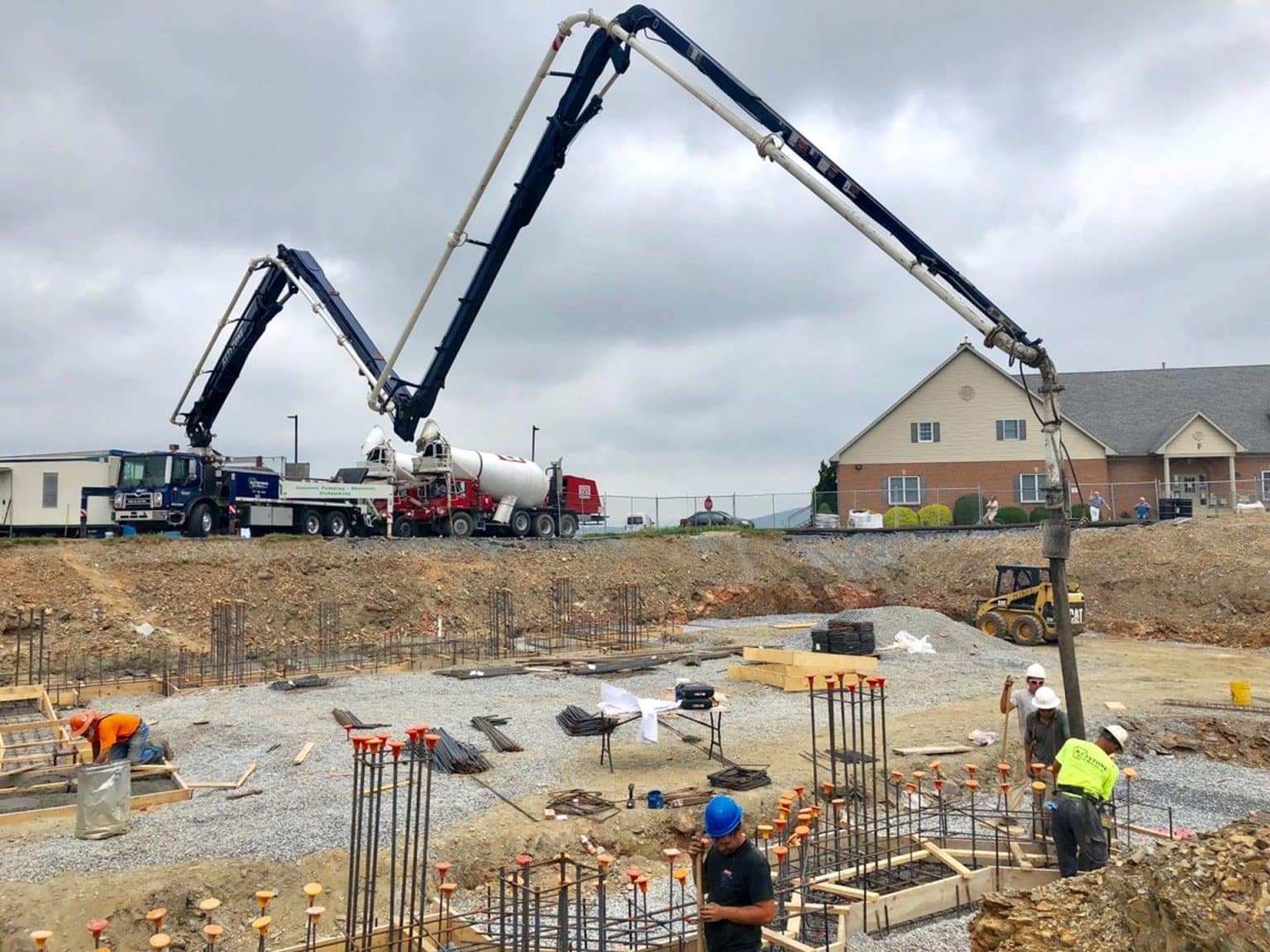 Concrete Pumping & Line Pumping Services - Keystone Gun-Krete