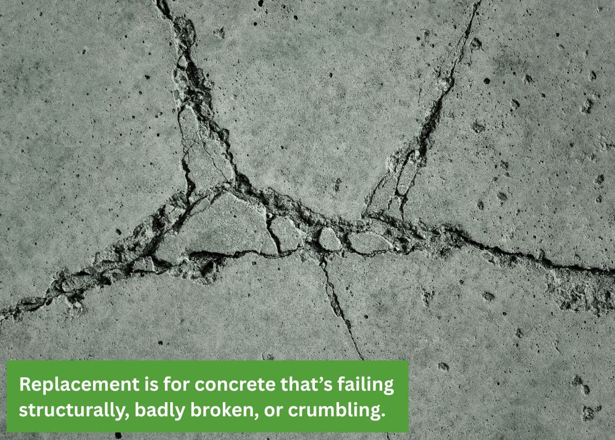 Concrete Repair vs Replacement: How to Make the Right Call